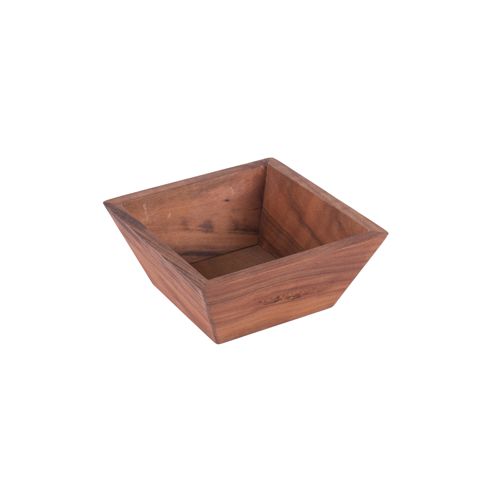 Square Conical Bowl Medium Cherry - Woodpeckers