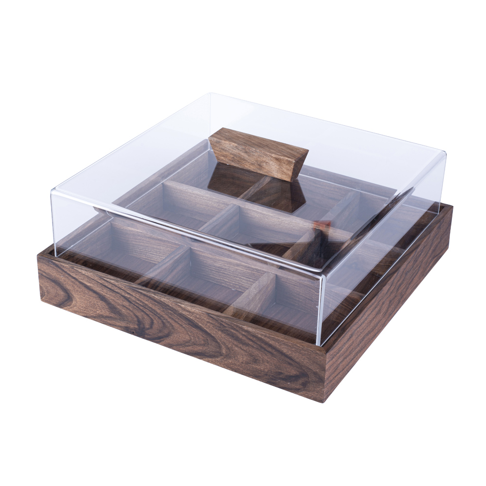 Amenity Box Nine part Walnut - Woodpeckers